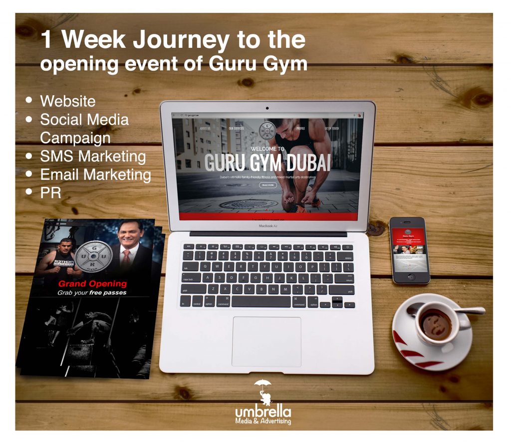 Gym Launch Event - Digital Marketing & PR by Umbrella Media